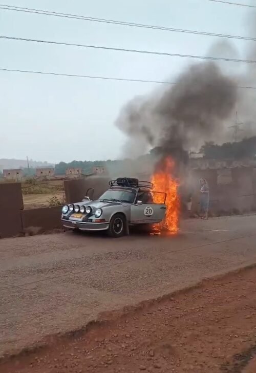 The Porsche that caught fire during the Hampi event was worth ...